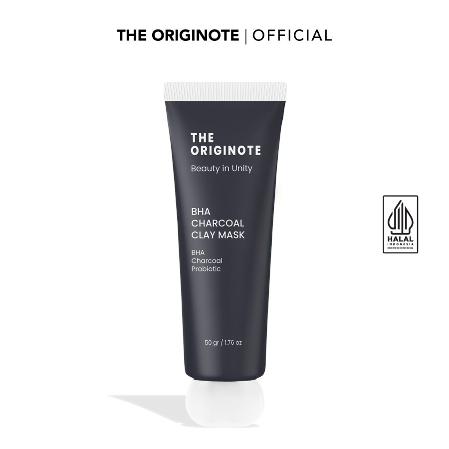 Jual The Originote Clay Mask BHA Charcoal 50gr Masker Wajah Pencerah ...