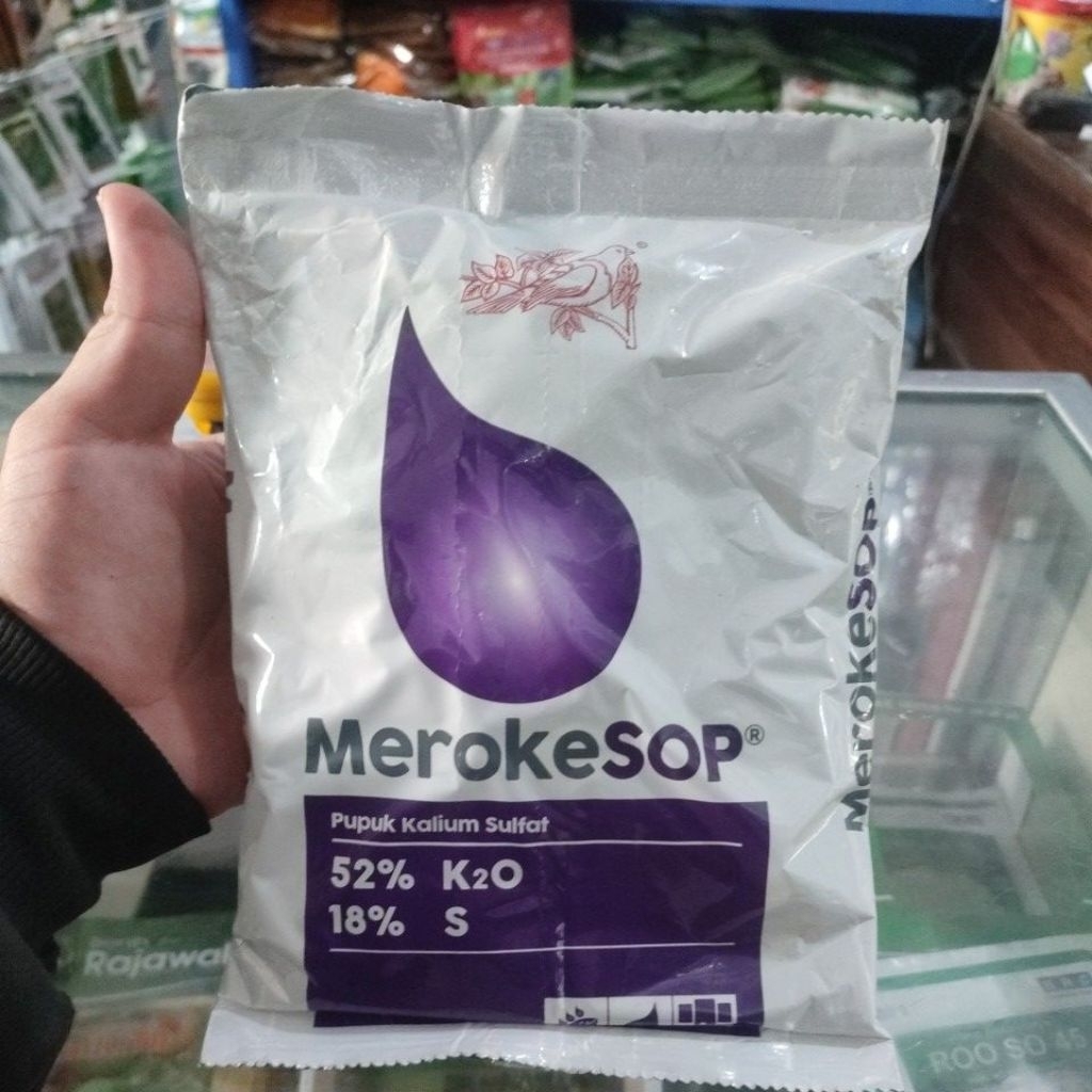 Jual Pupuk Meroke SOP 1 kg kemasan original pabrik, pupuk kalium tinggi ...