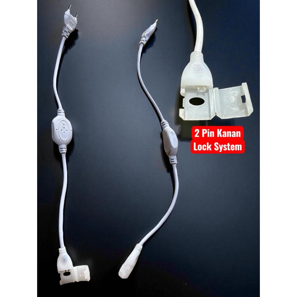 Jual Kabel Power 220v Kabel Colokan Soket Socket Jack Lampu NEON FLEX ...