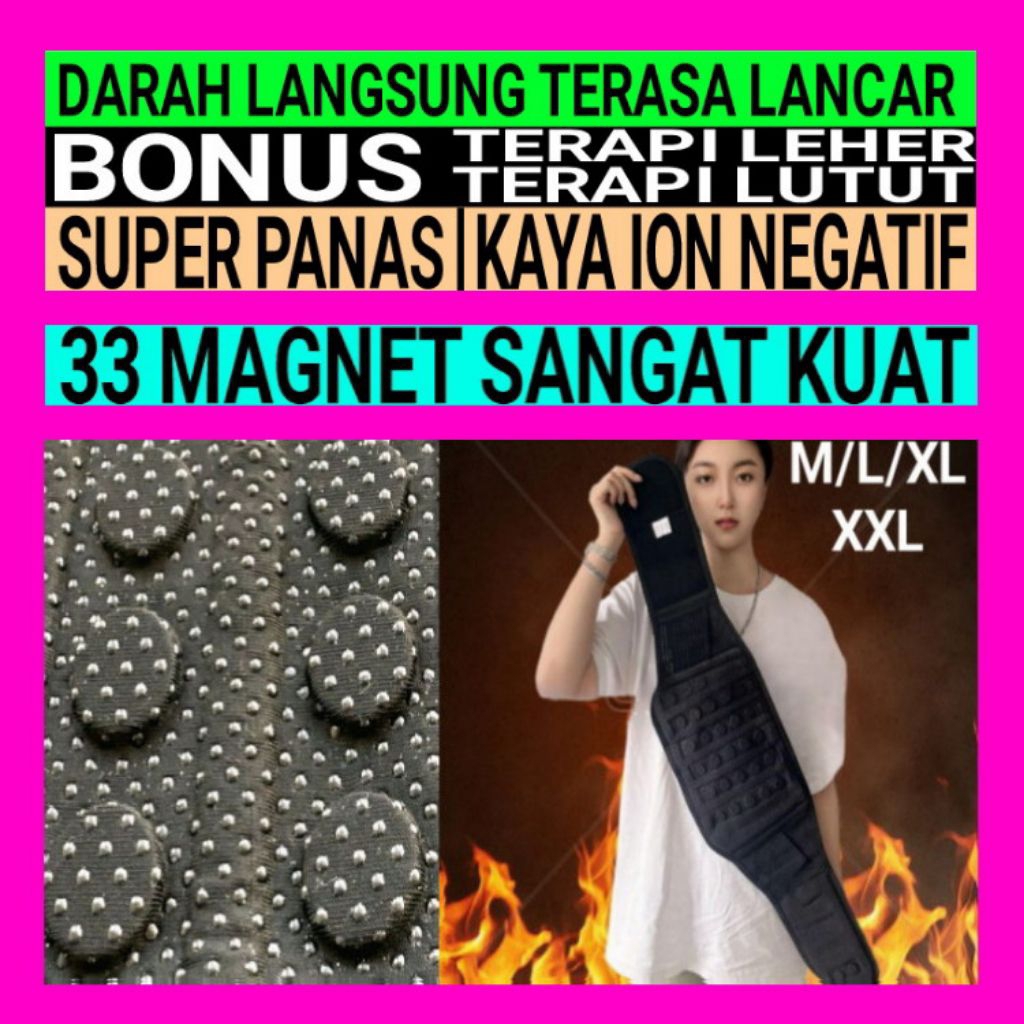Jual MultiFungsi Korset Pinggang Saraf Lumbar Penyangga Tulang Punggung ...
