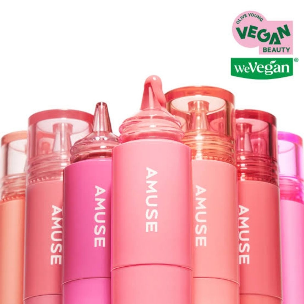 Jual [SUPER SALE] AMUSE Collection (Cushion, Blush, Lip tint, Lip Balm ...