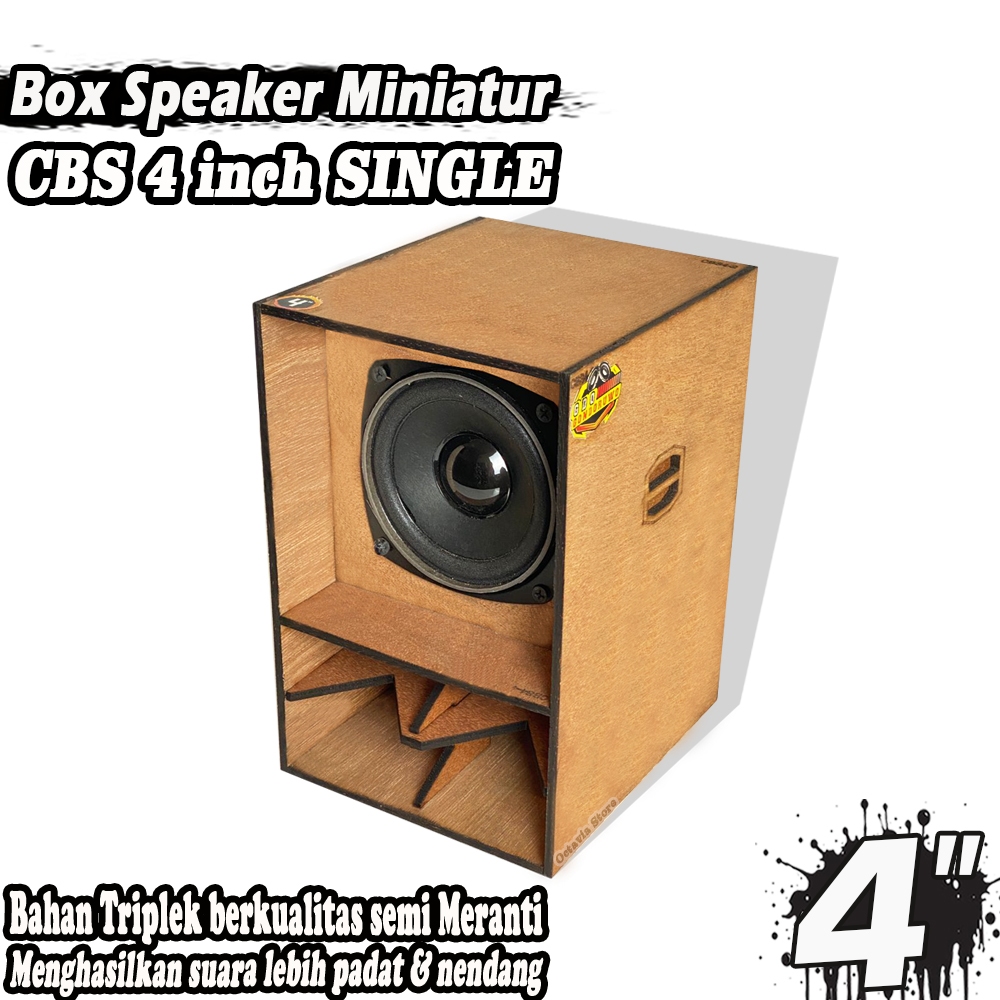 Jual Box Speaker Miniatur CBS 4 INCH | Shopee Indonesia