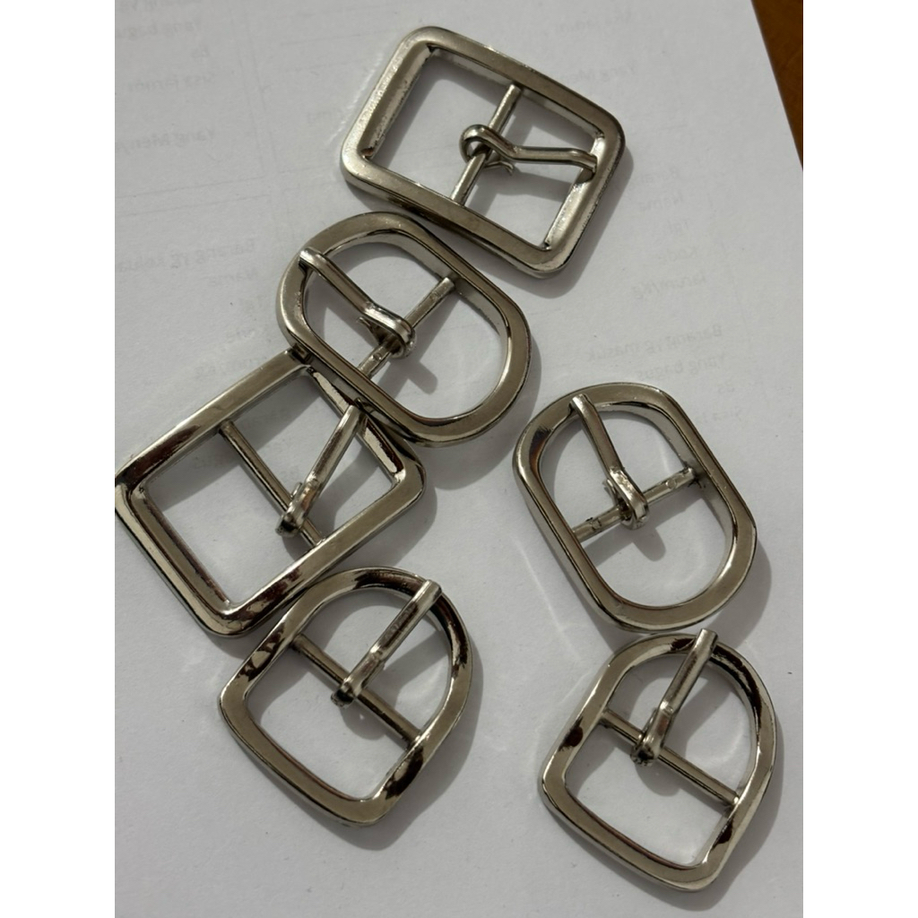 Jual Kepala Gesper Wanita Variasi Model Jarum Ukuran 2,5cm Warna Putih ...