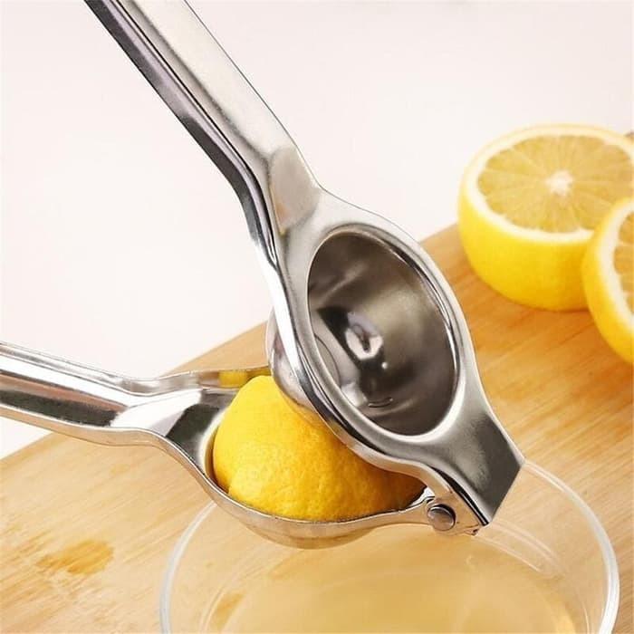 Jual Alat Peras Perasan Lemon Squeezer Jeruk Nipis Stainless Steel Besi ...