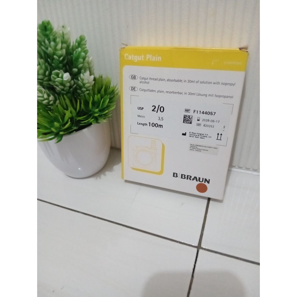Jual B Braun Catgut Plain Roll 2-0/Braun Plain Cat Gut 2-0/Catgut Roll ...