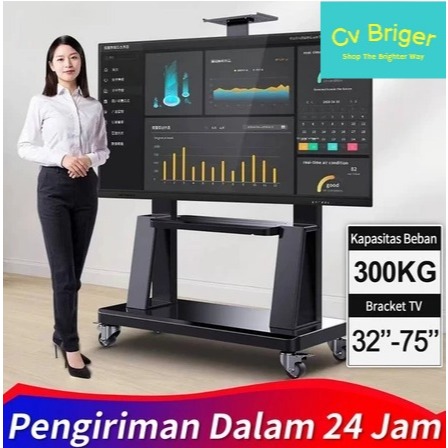 Jual BRIGER - Bergerak Bracket Standing tv 32-85 Inch TV Berdiri Stand ...