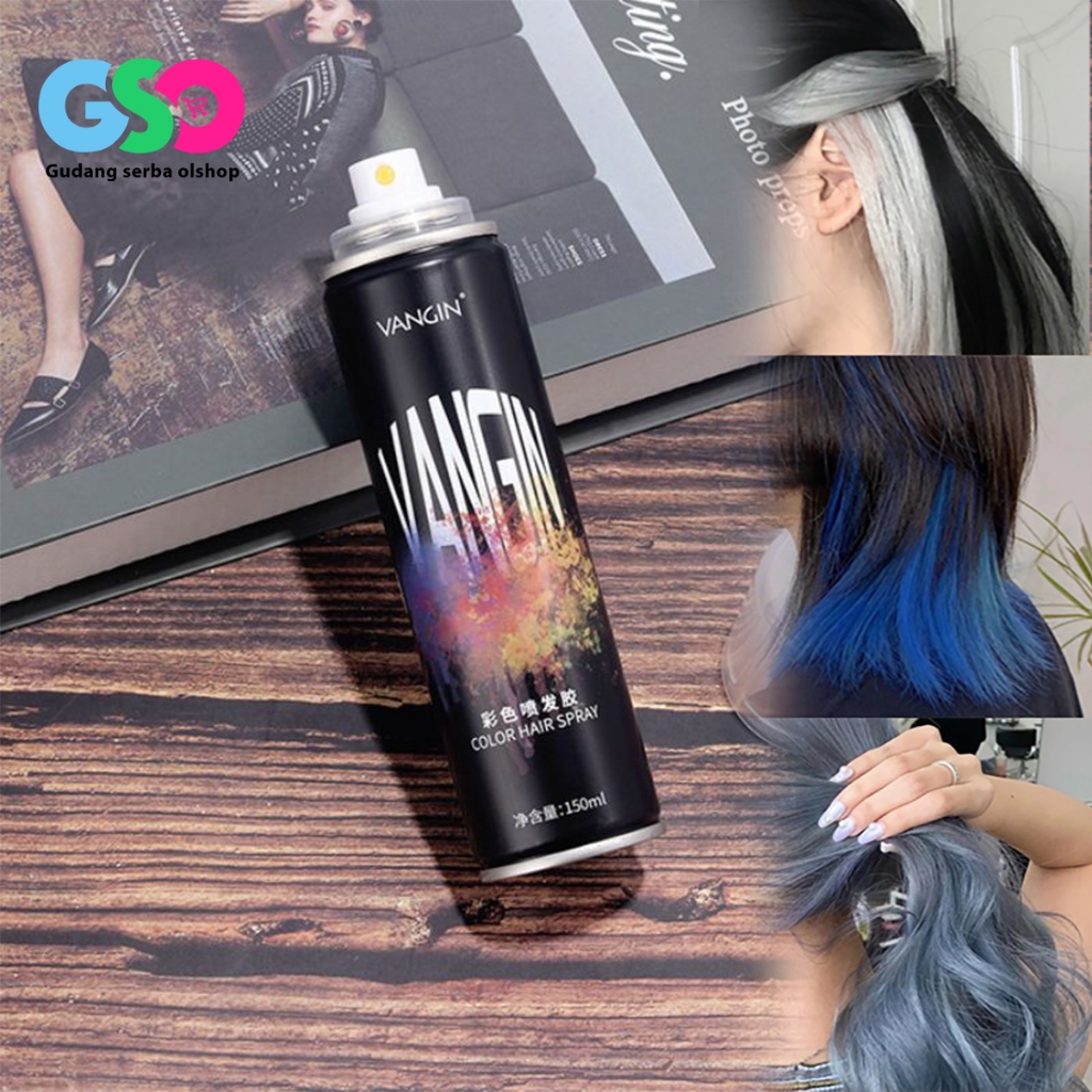 Jual Spray Warna Rambut Non 150ml Permanen Warna Rambut Semprot ...