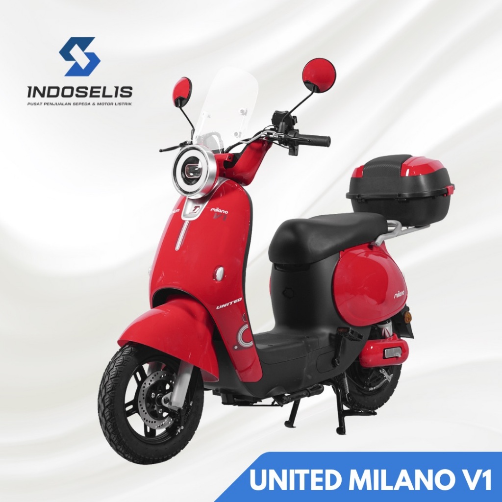 Jual SEPEDA LISTRIK UNITED MILANO V1 MILANOV1 V1 MILANO 800WATT ...