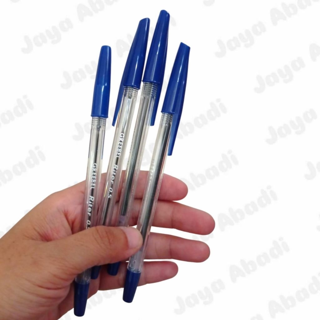 Jual JUAL 1 PACK isi 12 / BOLPOIN CAIR / BOLPOIN GREEBEL / PEN 0,5 ...