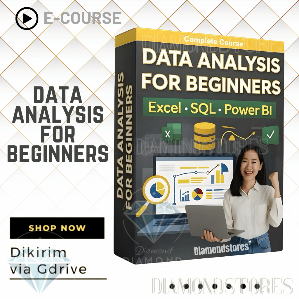 Jual A80) COMPLETE DATA ANALYSIS FOR BEGINNER - EXCEL - POWER BI - SQL - Full Ecourse | Shopee ...