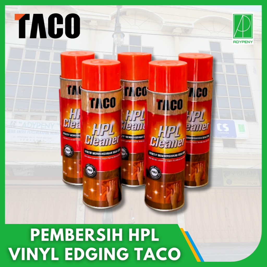 Jual HPL Cleaner TACO Pembersih Noda Furniture, Lantai, Kayu, HPL Botol ...