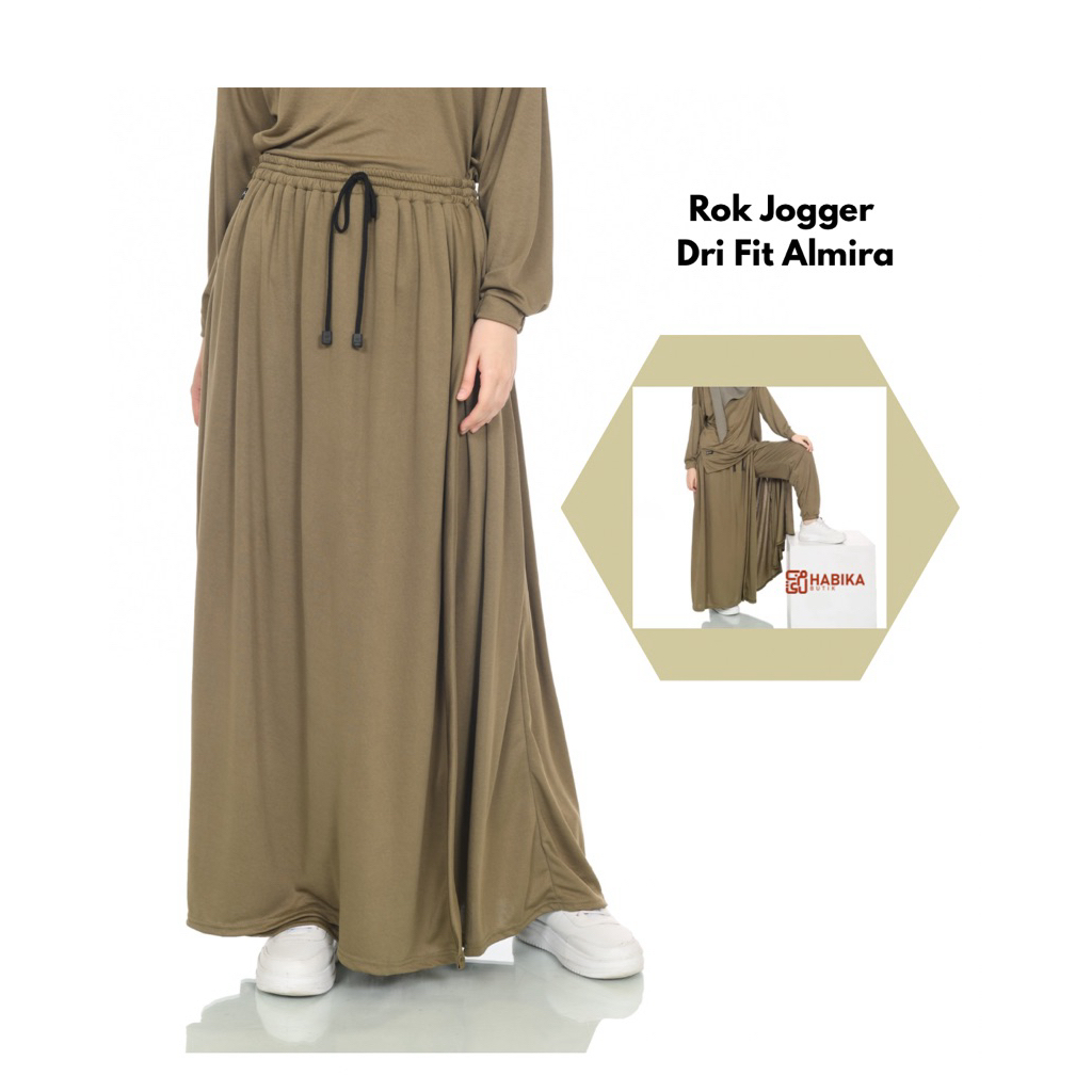 Jual Rok Celana Jogger Almira - Rok Celana Olahraga Muslimah Dri Fit ...