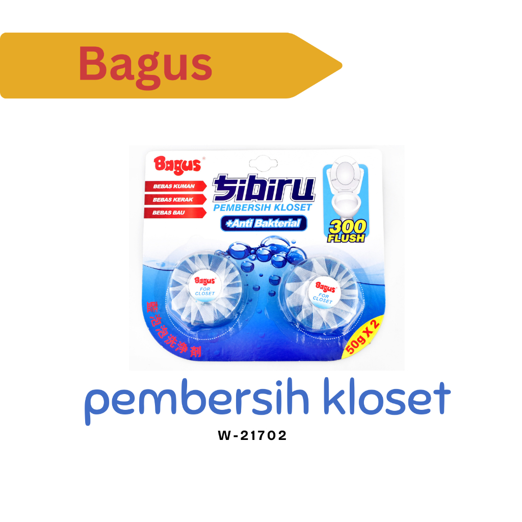 Jual PEMBERSIH PENGHARUM KLOSET BAGUS SIBIRU SET ISI 2 50GR ANTI KERAK ...