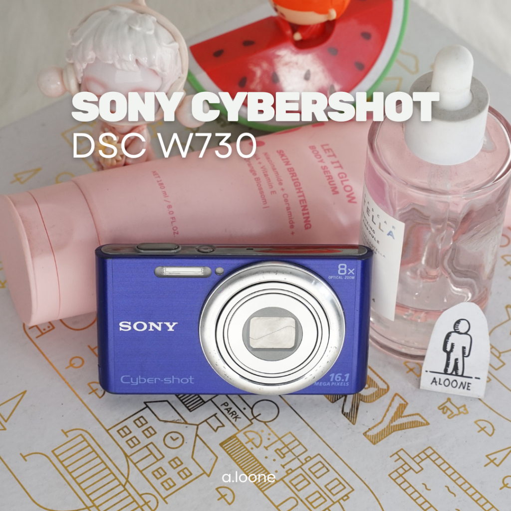 Jual SONY CYBER-SHOT DSC-W730 DIGICAM BLUE — KAMERA COMPACT CERAH ...