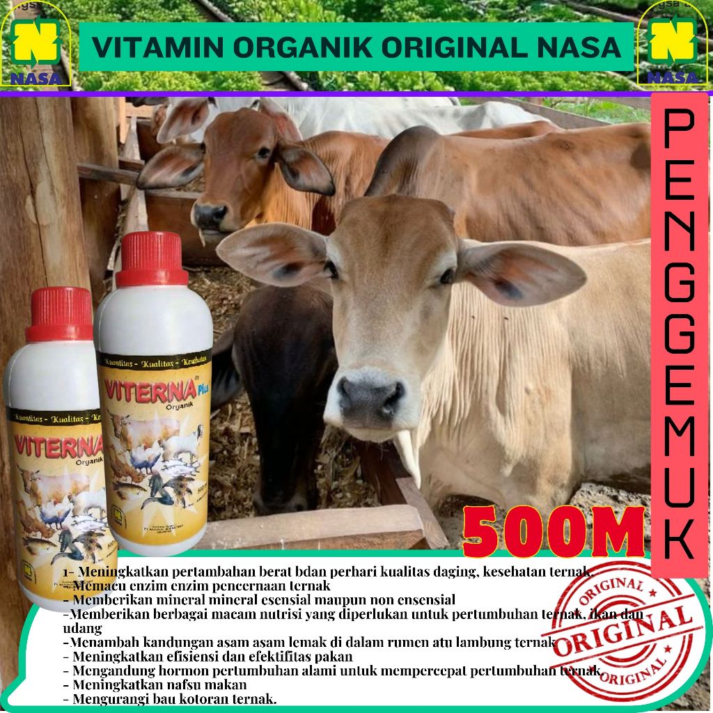 Jual ( COD ) VITERNA NASA PLUS VITERNA PLUS NASA VITAMIN & NUTRISI ...