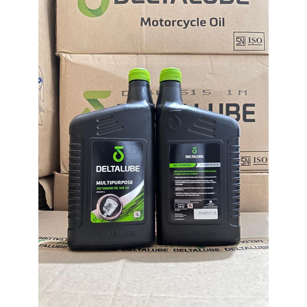 Jual Oli Motor Deltalube Multipurpose 757 Engine oli SAE 40 1 Liter /1 ...