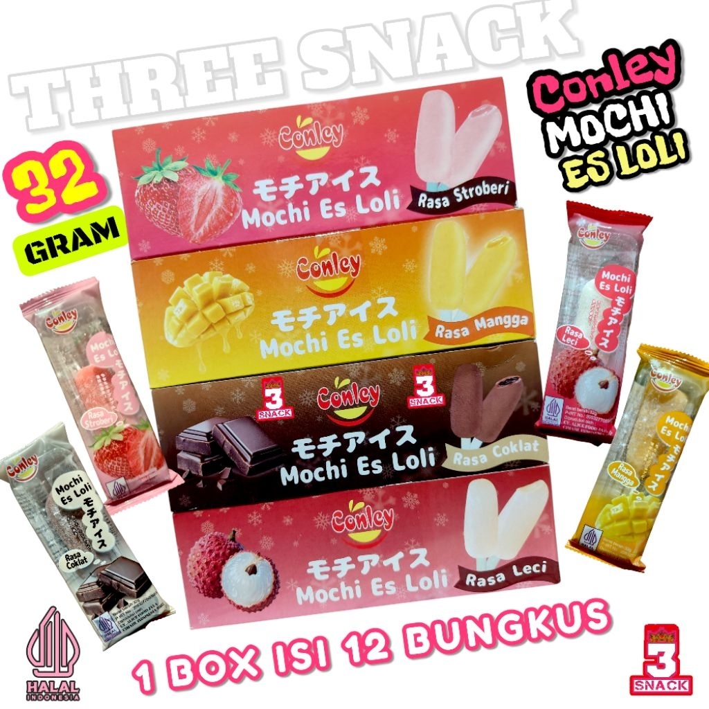 Jual CONLEY MOCHI ES LOLI 1 BOX ISI 12 | Shopee Indonesia