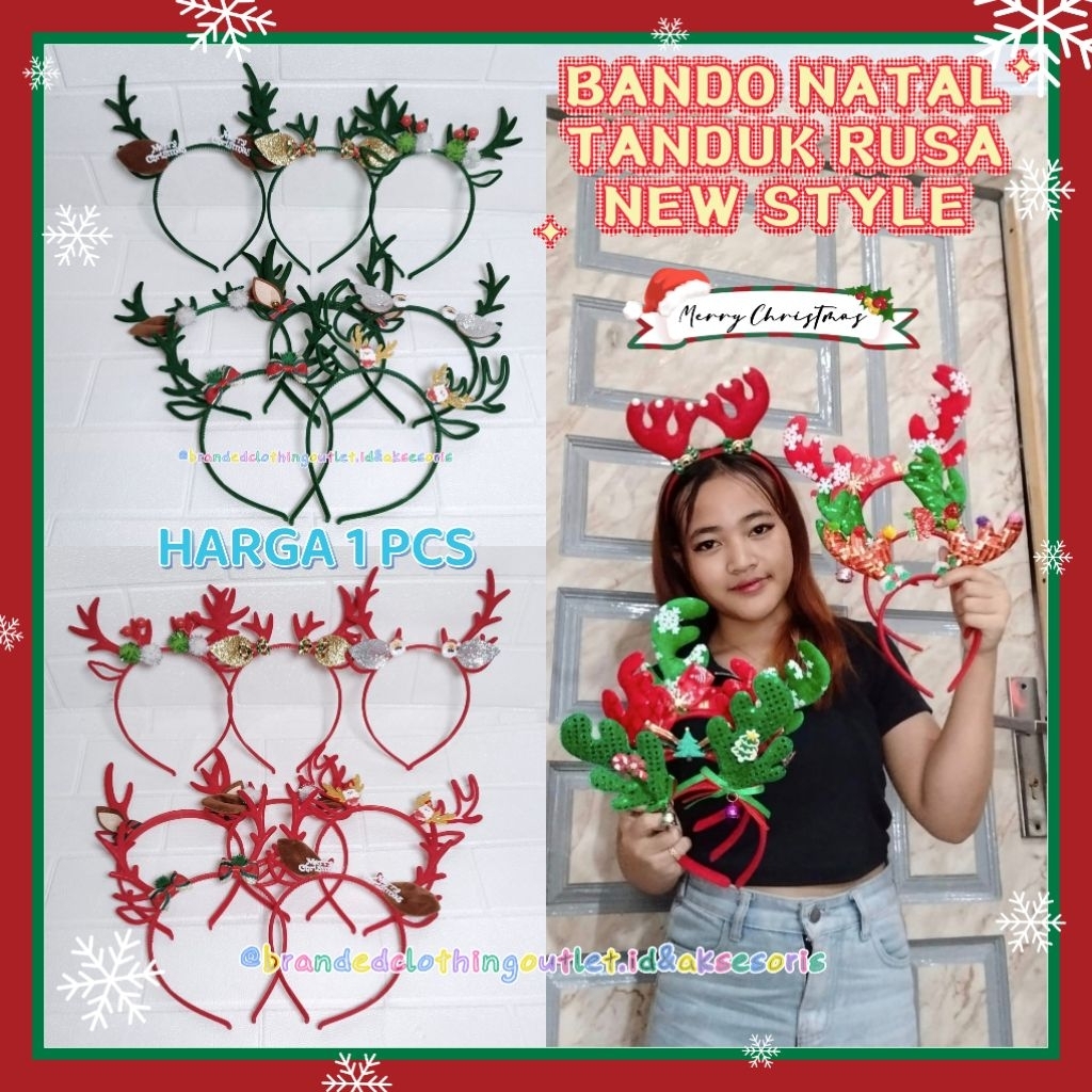 Jual (NEW) BANDO NATAL ELASTIS MEWAH IMPORT PREMIUM / BANDO NATAL ANAK ...