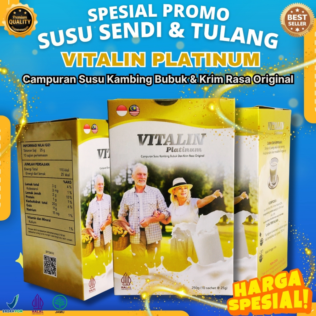 Jual SUSU VITALIN PLATINUM – Susu Kambing Halal Bergizi untuk ...