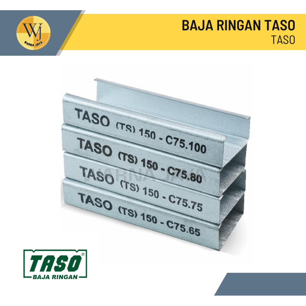 Jual Rangka Baja Ringan Taso C75 / Baja Ringan Canal C75 | Shopee Indonesia