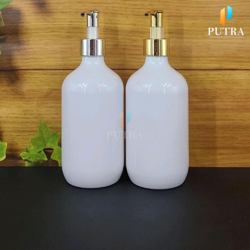 Jual BOTOL LOTION PUMP 500 ML MADA CLIP ALUMUNIUM / BOTOL PLASTIK PET ...