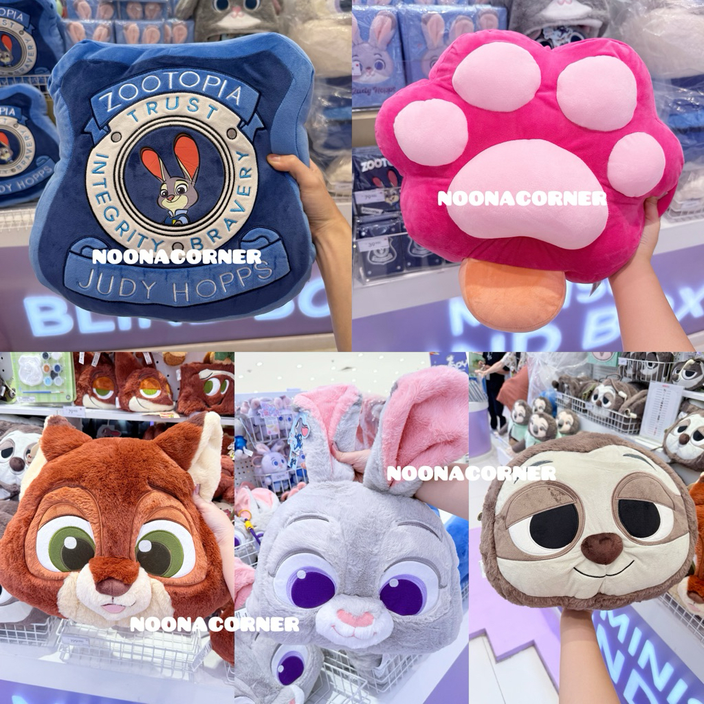 Jual Miniso x Zootopia ‼️ Bantal Boneka / Throw Pillow Head Shaped ...