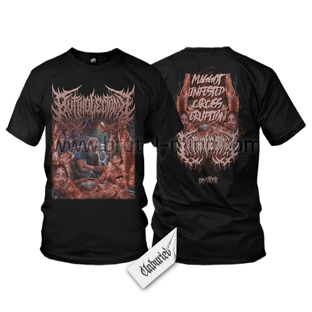 Jual Short Sleeve - Buttholectomy - Maggot Infested Carcass Eruption ...