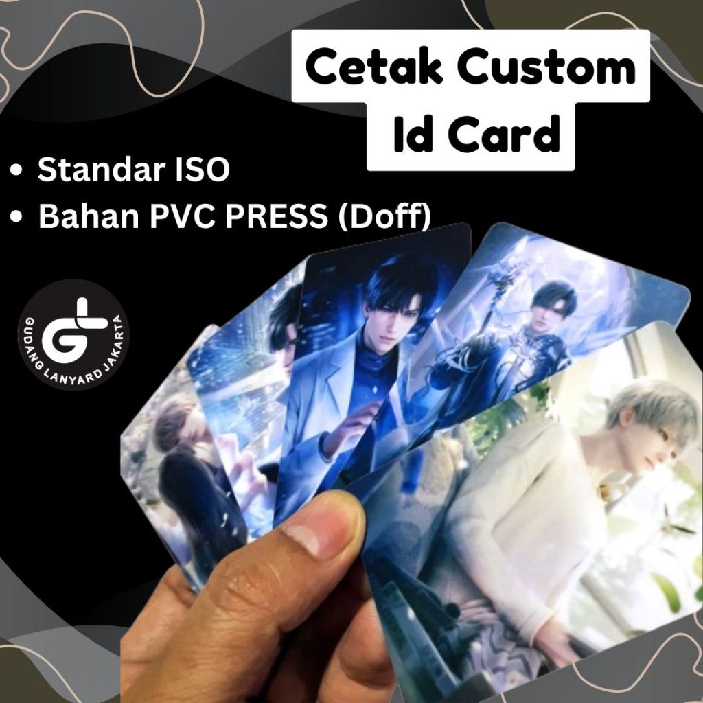Jual Cetak Id card DOFF Bahan Pvc PRESS OVEN, kartu member, pelajar ...