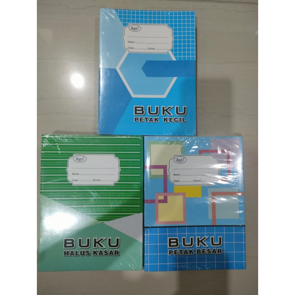 Jual 32 Lembar Buku Tulis Premium!! Buku Halus Kasar / Buku Kotak Besar ...