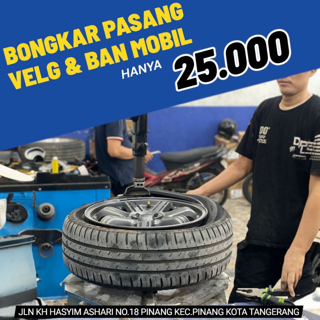 Jual Jasa Bongkar Pasang Velg & Ban Mobil Termurah Di Kota Tangerang ...