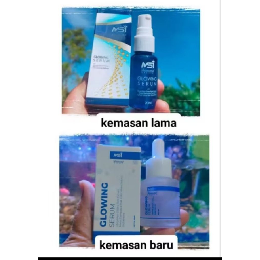 Jual ( FREE GIFT ) SERUM GLOWING MSI KEMASAN BARU 100% ORIGINAL ...