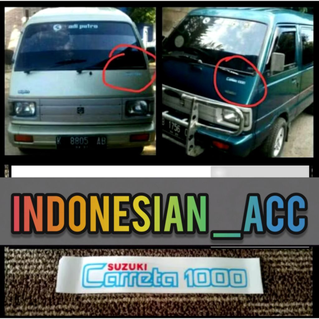 Jual Sticker Stiker Striping List Tulisan CARRY Caretta 1000 1.0 Extra ...