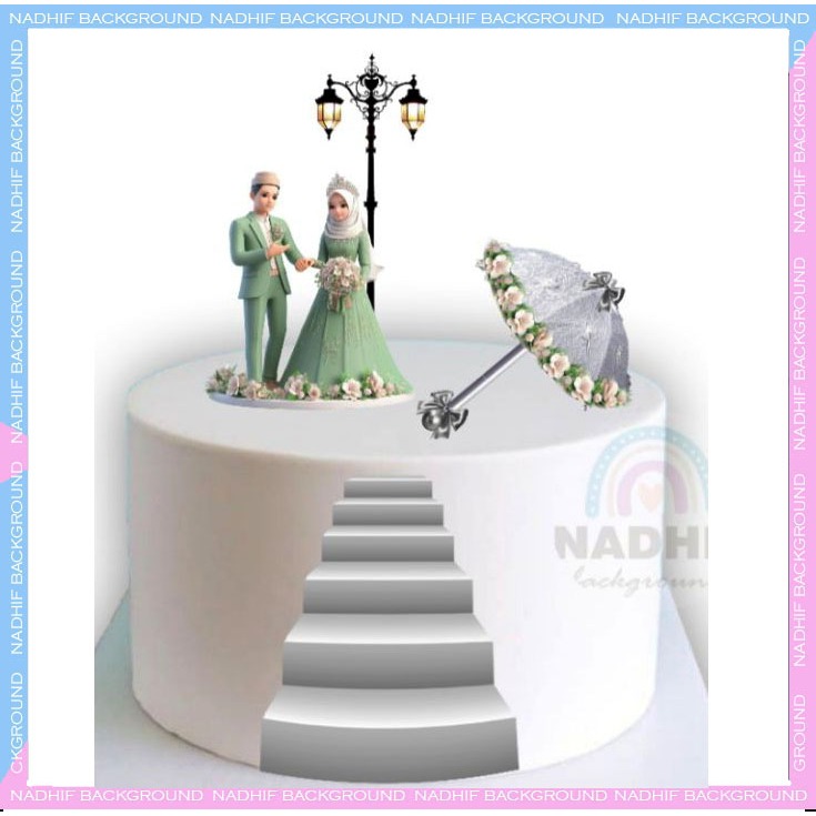 Jual Topper Hiasan Pernikahan HAPPY WEDDING Murah Harga Grosir Decorasi ...