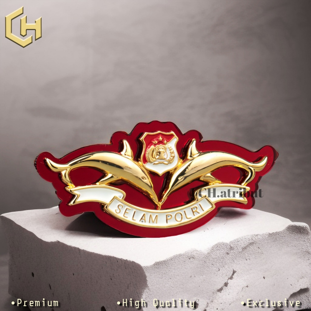 Jual PIN SELAM POLRI LOGAM ACRYLIC PREMIUM - PIN PAKU SELAM POLRI ...