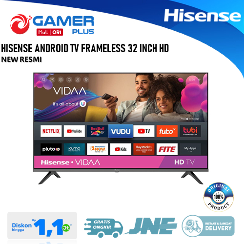Jual HISENSE ANDROID TV FRAMELESS 32 INCH HD -32A4200G | Shopee Indonesia