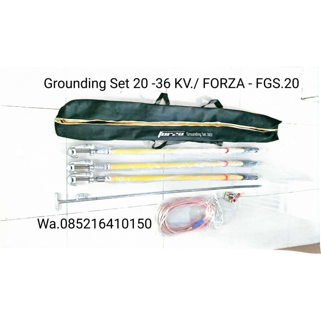 Jual grounding forza / Grounding Set 20-36 Kv /Grounding Pln 20-36 kv ...