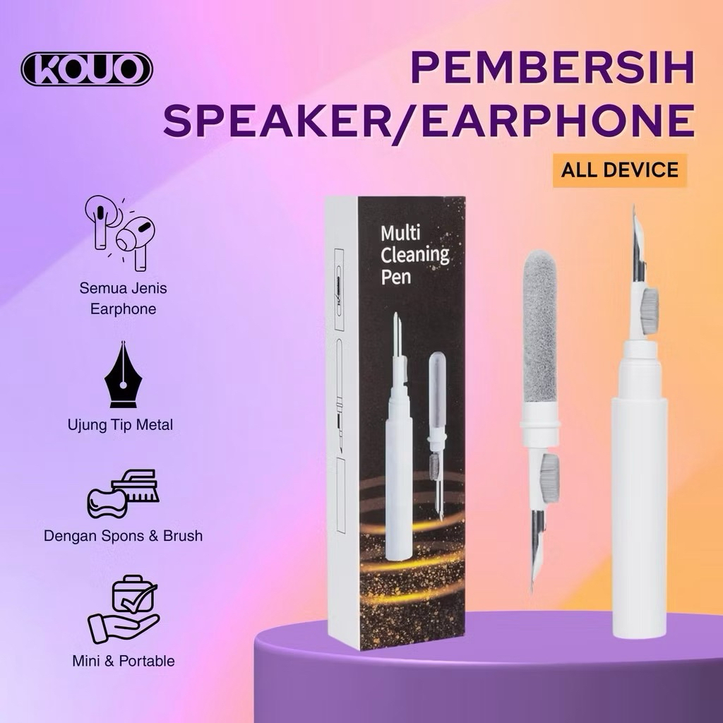 Jual KOUO Multi-Cleaning Pembersih Earphone Portable Untuk Speaker ...