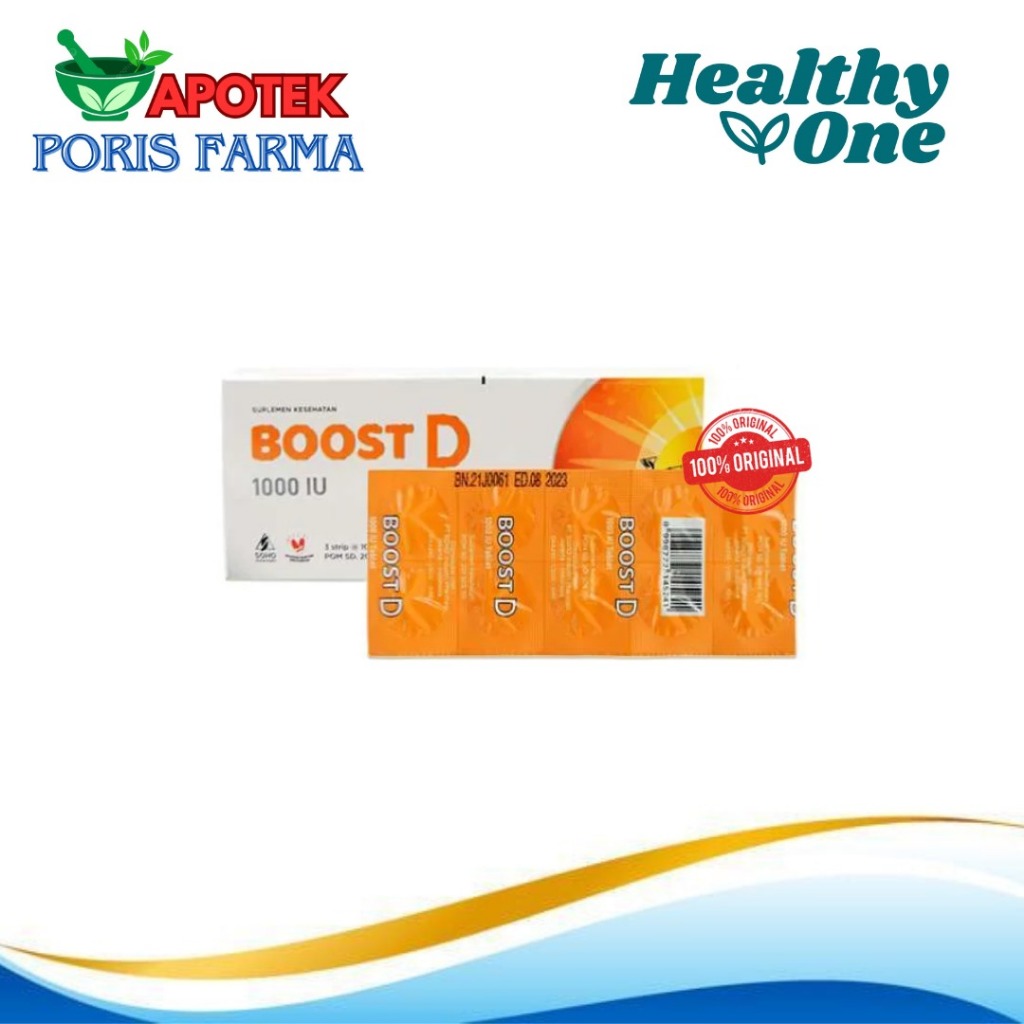 Jual Boost D 1000 Iu 1 Box 3 Strip | Shopee Indonesia
