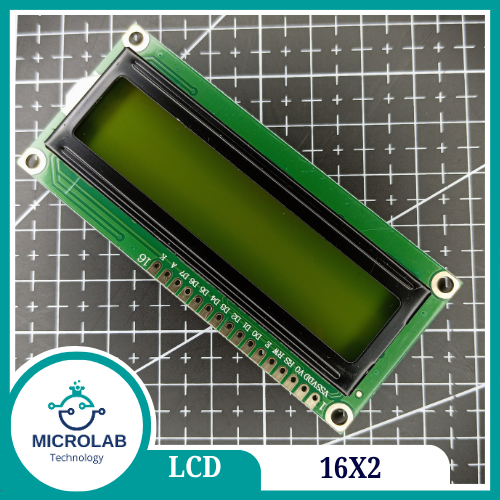 Jual LCD Display Character 16x2 1602 5V | Modul Hijau Backlight Non-I2C ...