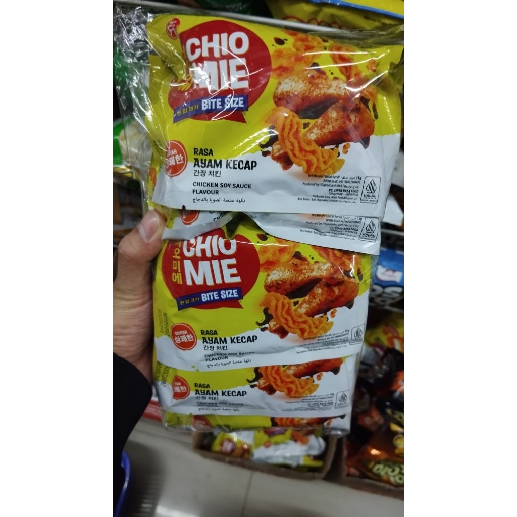 Jual Chio Mie Snack 1 Pack Isi 10 Pcs, 6 Varian Rasa | Shopee Indonesia
