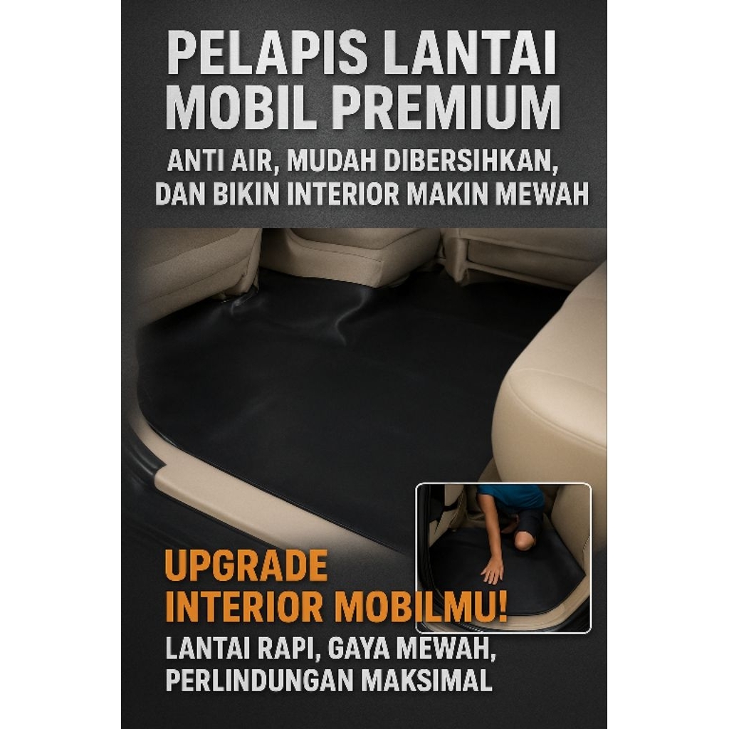 Jual Mobil Karpet Dasar Tebal Mobil mirage Bahan Kulit Model 1 Lembar ...