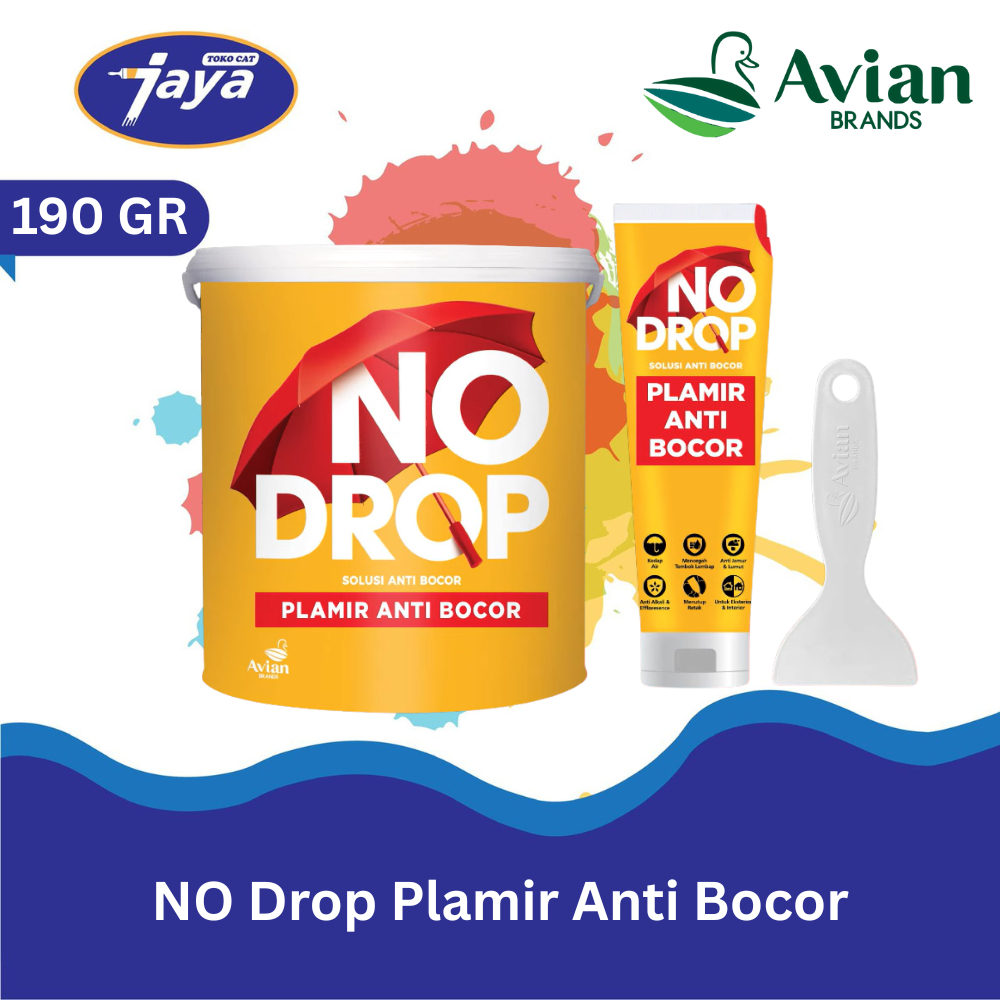 Jual No Drop Plamir Anti Bocor Kemasan 190Gr 190 Gram Kecil Tube Avian ...
