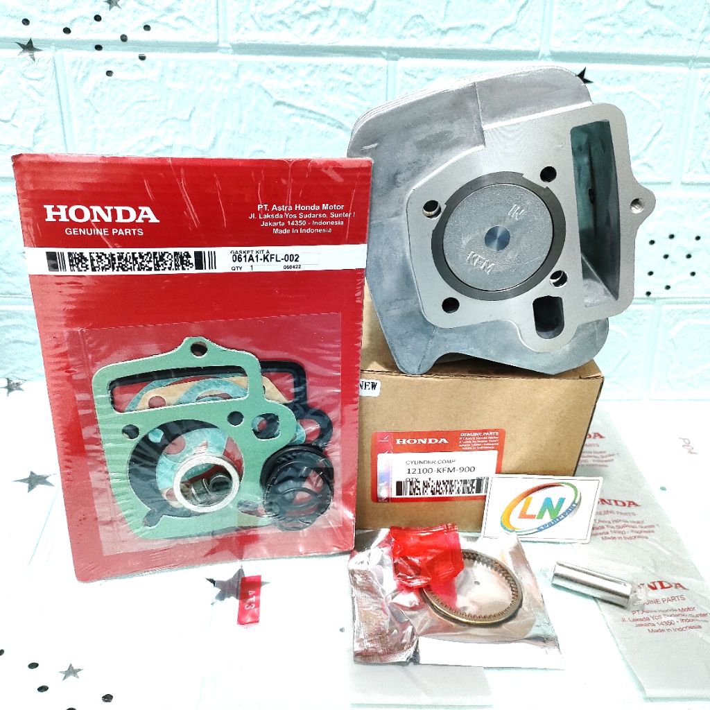 Jual BLOK SEHER KFM SET KOMPLIT PLUS TOPSET UNTUK MOTOR HONDA SUPRA FIT ...