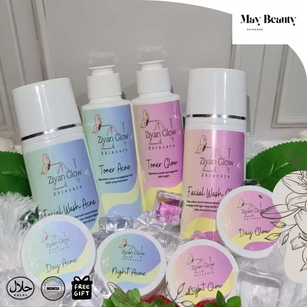 Jual ZIYAN GLOW SKINCARE ZN Paket Acne Normal BPOM Klinik Perawatan ...