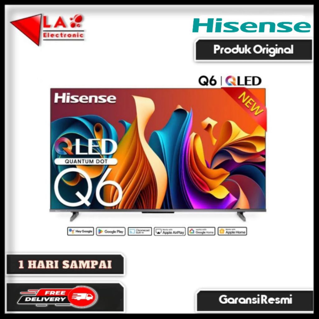 Jual Hisense 65Q6N QLED 65 Inch 4K UHD Smart Google Digital TV Dolby ...