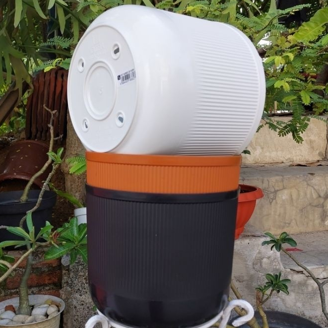Jual Pot Bunga Tanaman No 30 & 40 Minimalis Tabung Nordic Bahan lentur ...