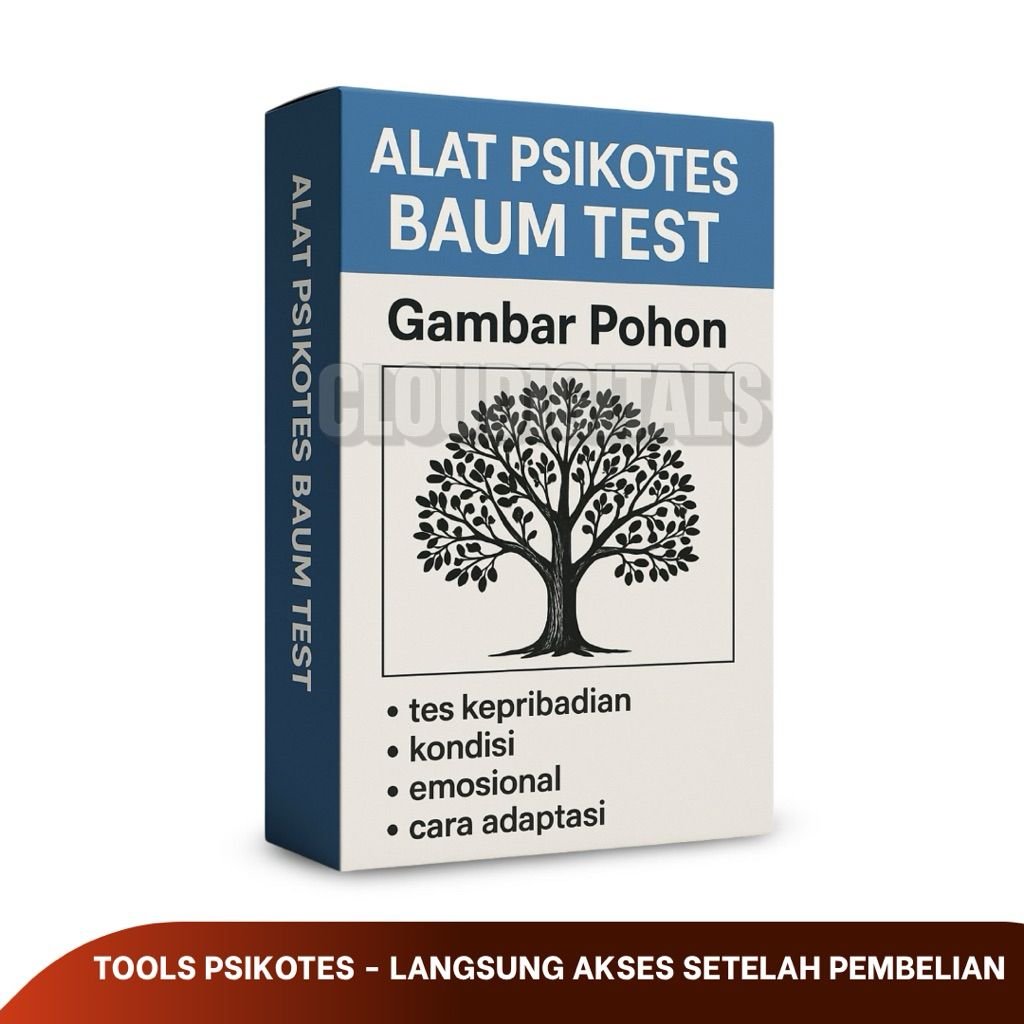 Jual ALAT PSIKOTES BAUM TEST: Gambar Pohon Materi Alat Tes Psikologi ...