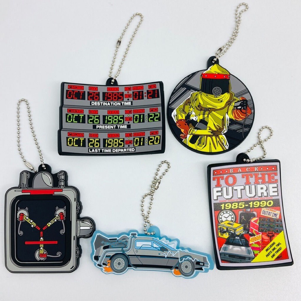 Jual back to the future charm mascot rubber keychain gashapon takara ...