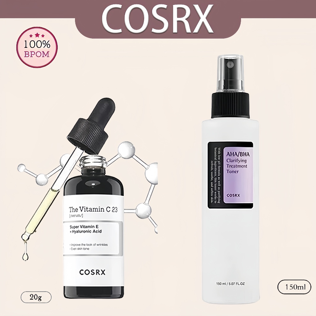 Jual C0SRX The Niacinamide 15 Serum+COSRX AHA/BHA Clarifying Treatment Toner | Shopee Indonesia