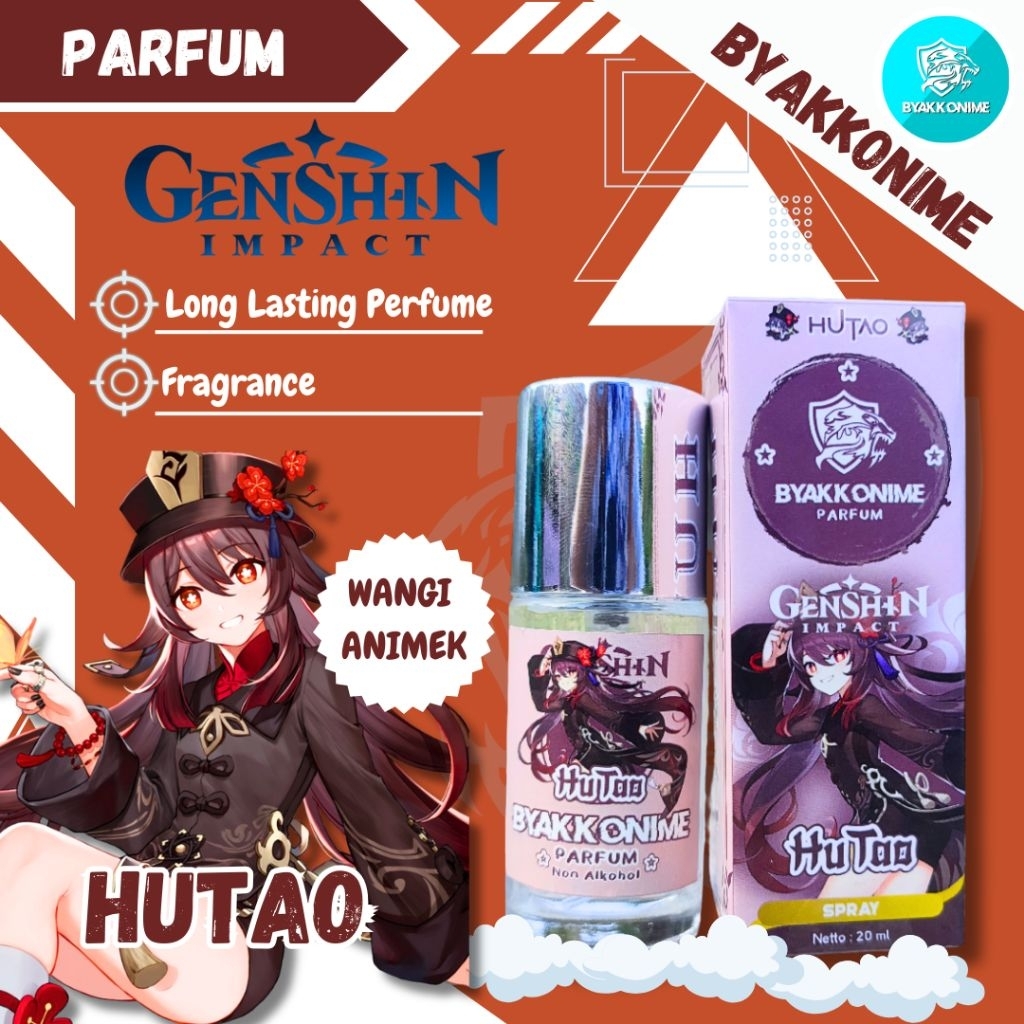 Jual GENSHIN IMPACT PARFUM (20ml) - Perfume Hutao Genshin Impact ...